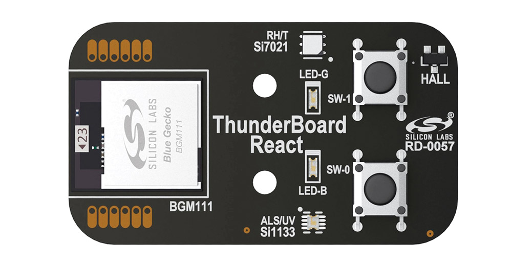 ThunderBoard-React − placă senzorială IoT - Electronica Azi