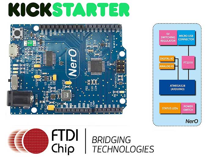 Proiect de start FTDI: NerO oferă compatibilitate Arduino UNO R3 şi ...