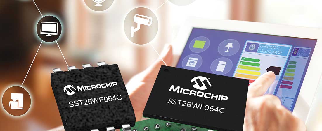 Memoriile seriale Quad I/O™ SuperFlash® de 64-Megabiți și mică tensiune de la Microchip ...