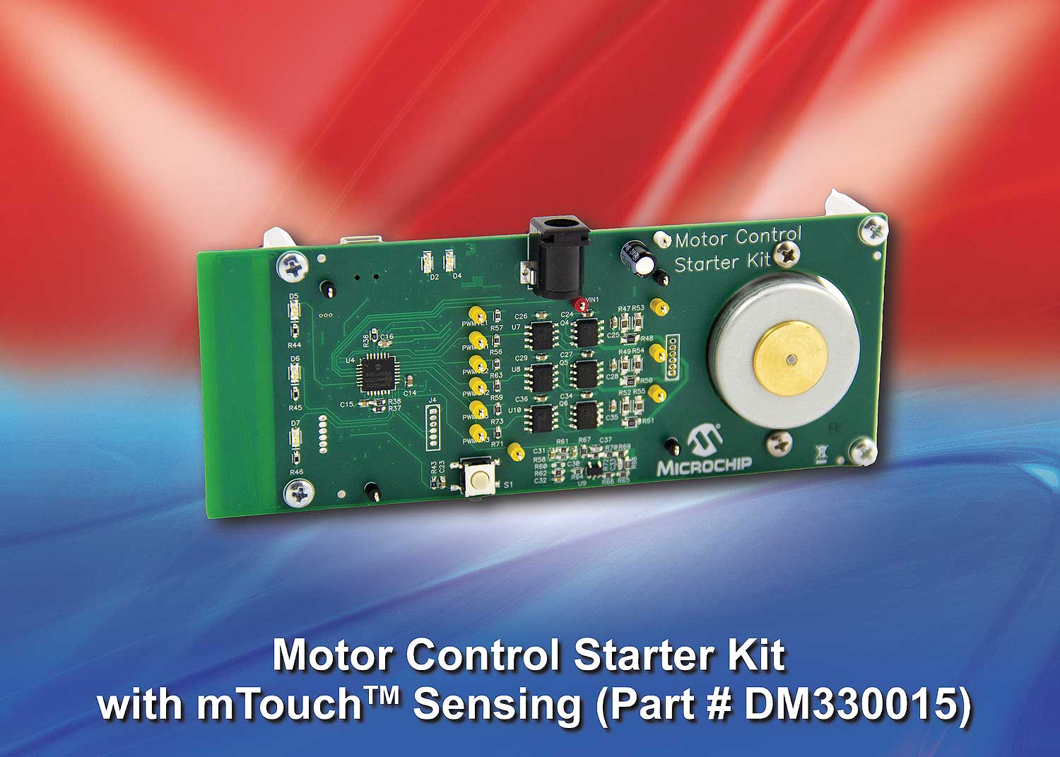 Câștigați un Motor Control Starter Kit cu placă demo de detecție mTouch ...