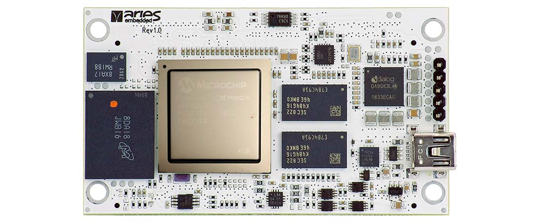 Un nou sistem pe modul (SoM) M100PFS, bazat pe sistemul pe cip (SoC) FPGA de mică putere ...