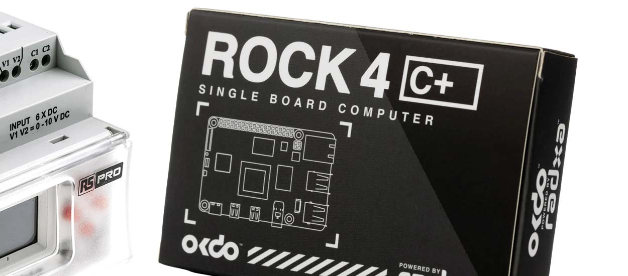 Platformă de calcul cu Rock 4C+ și PLC RS PRO - Electronica Azi